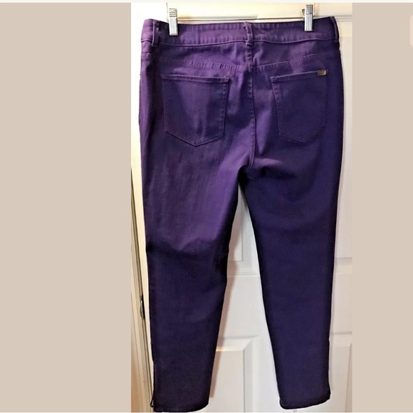 Chico's | Jeans | Chicos So Slimming Purple Skinny Jeans Denim Pant ...